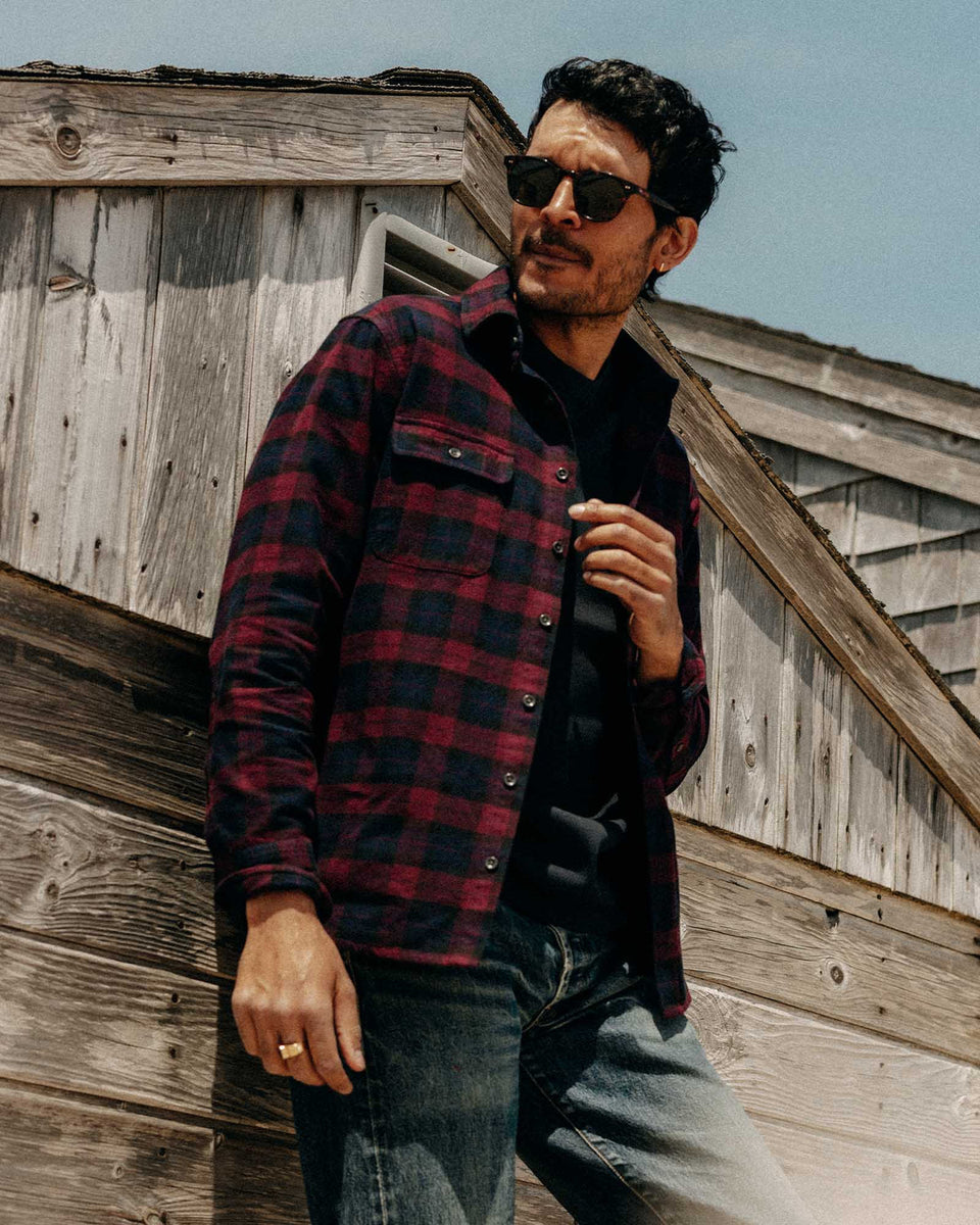 The Yosemite Shirt in Port Plaid – Iron Pyrite Production