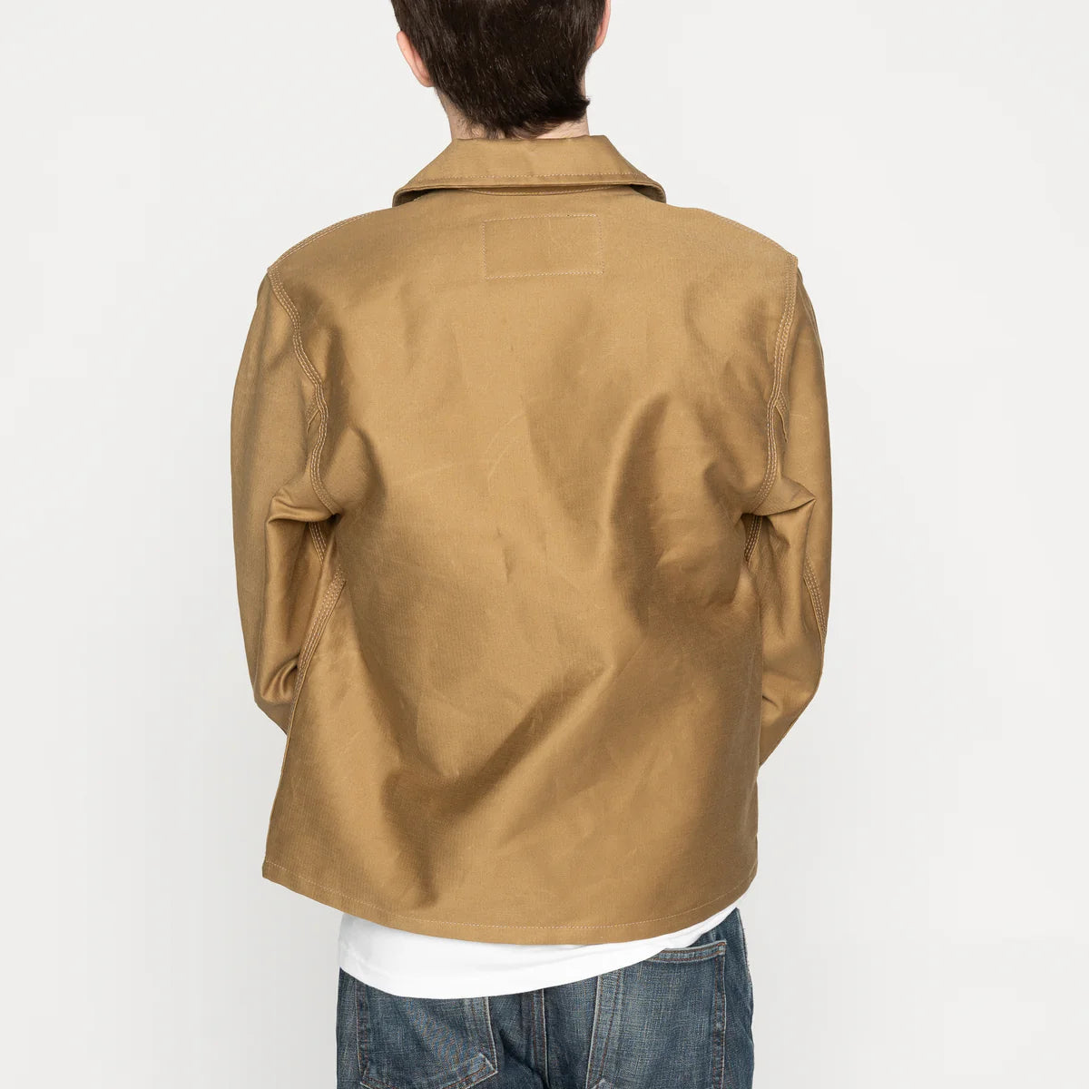 Zip Jacket - Brushed Jungle Cloth - Tan – Iron Pyrite Production