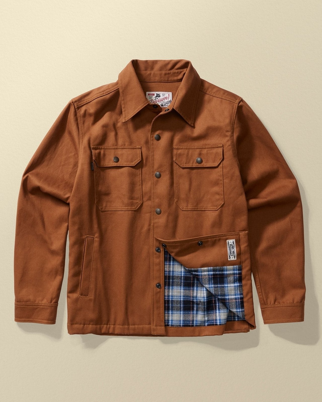 Royale Limited Edition Flannel-Lined Denim Jacket (2024) – Iron Pyrite ...